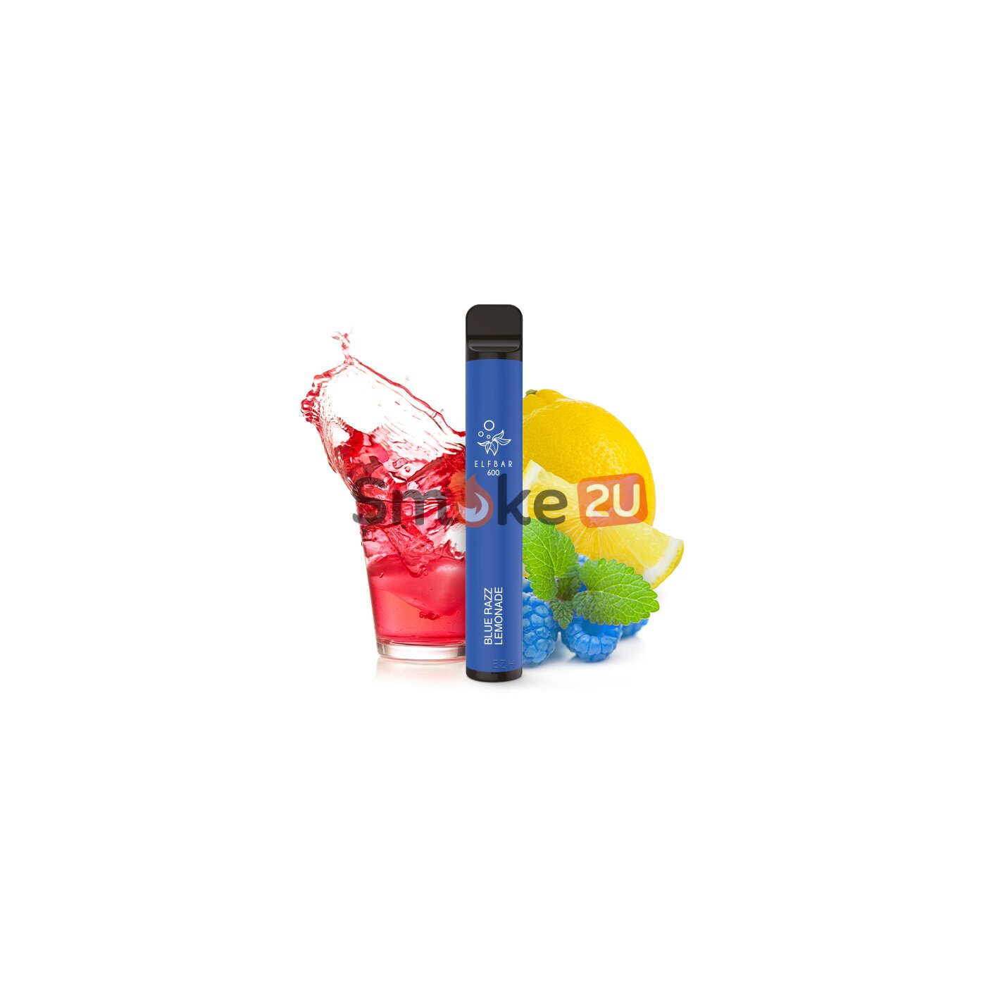 Elfbar 600 - Einweg E-Zigarette | Blue Razz Lemonade | Smoke2u, 5,00