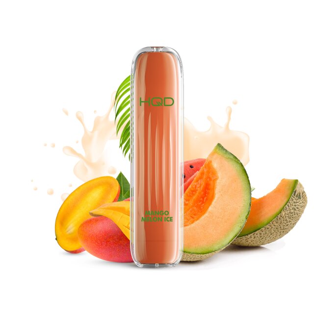 HQD Surv E-Zigarette / E-Shisha mit Nikotin | Mango Melon Ice, 6,50