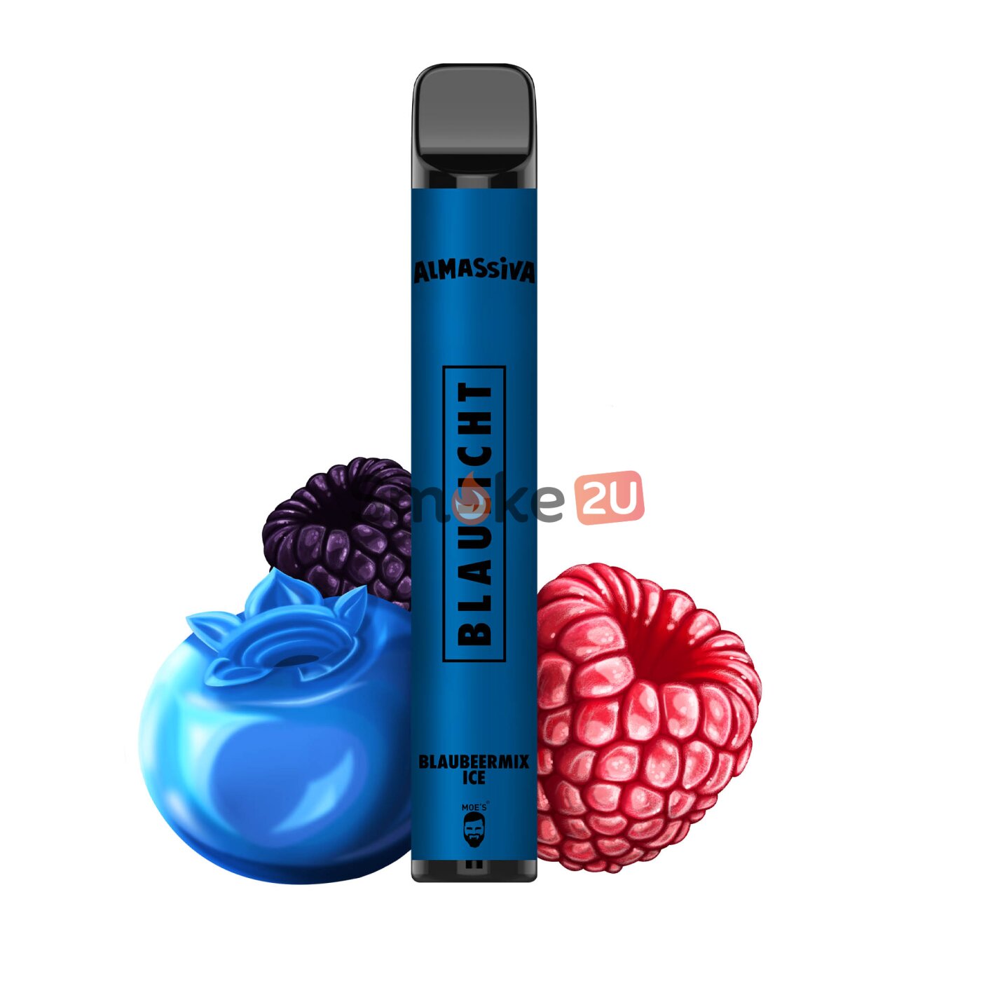 Al Massiva E-Zigarette / E-Shisha mit Nikotin | Blaulicht, 4,90