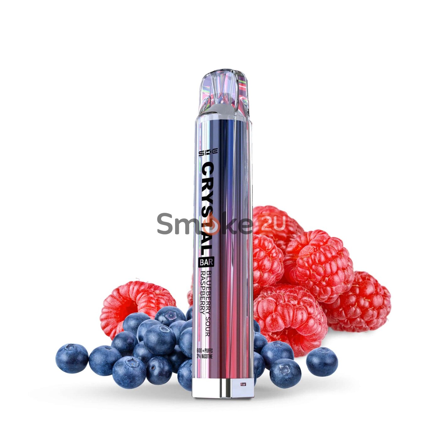 Crystal Bar E Zigarette / E Shisha mit Nikotin | Blueberry Sour Raspb ...