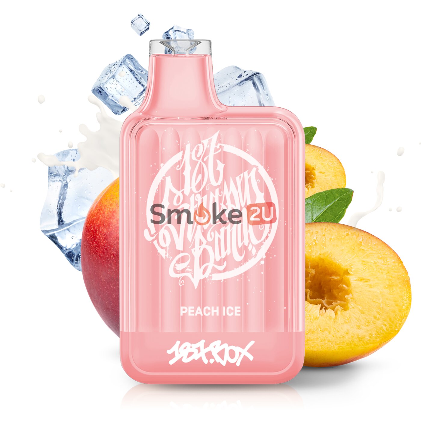 187 Box Vape / E Shisha mit Nikotin | Peach Ice, 4,90