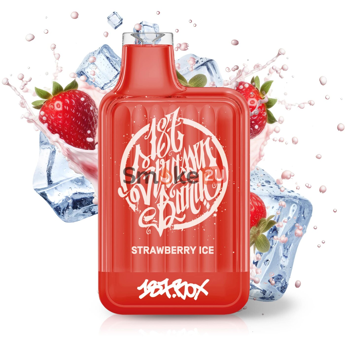 187 Box Vape / E Shisha mit Nikotin | Strawberry Ice, 4,90