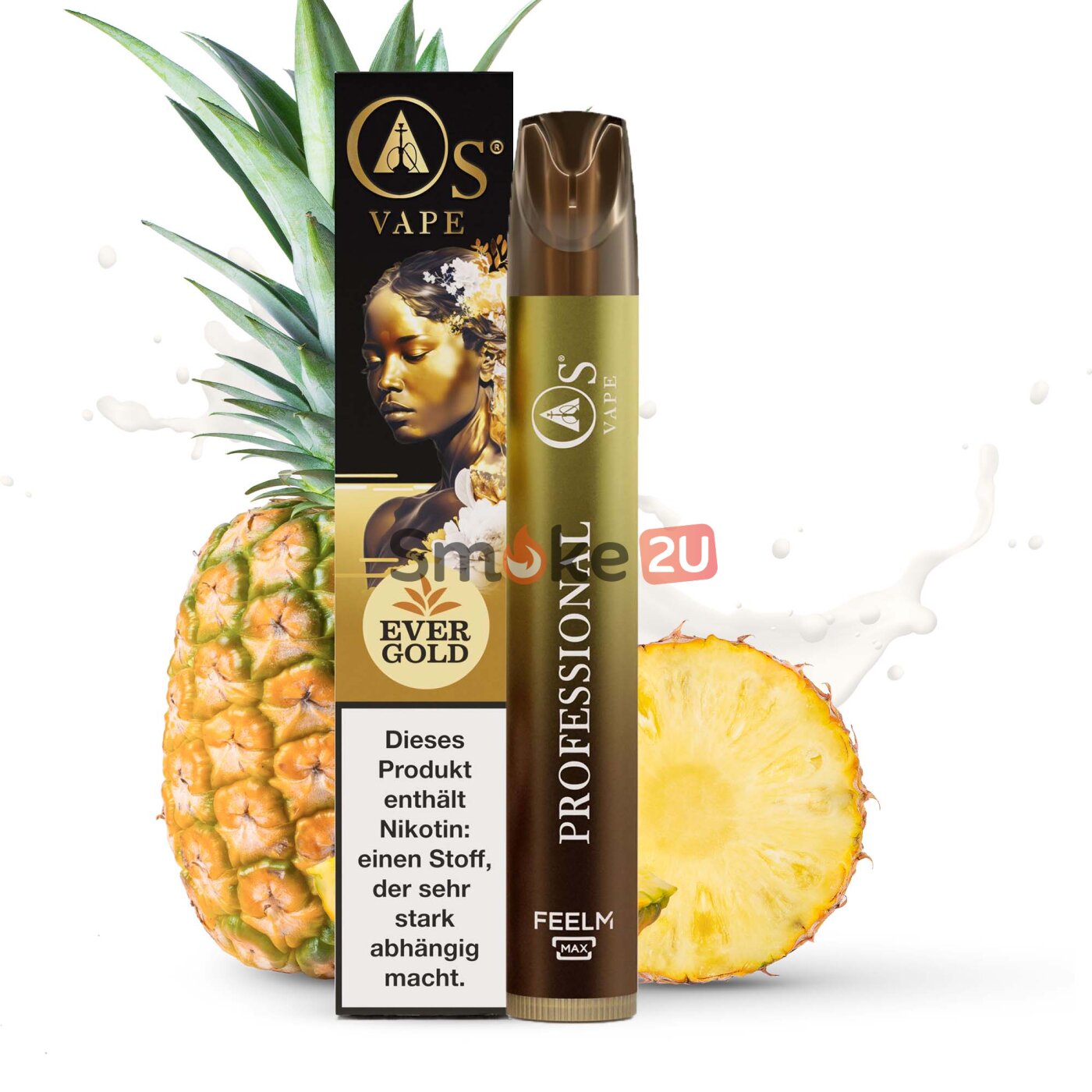 O's Professional Vape / E Shisha mit Nikotin | Evergold, 6,90