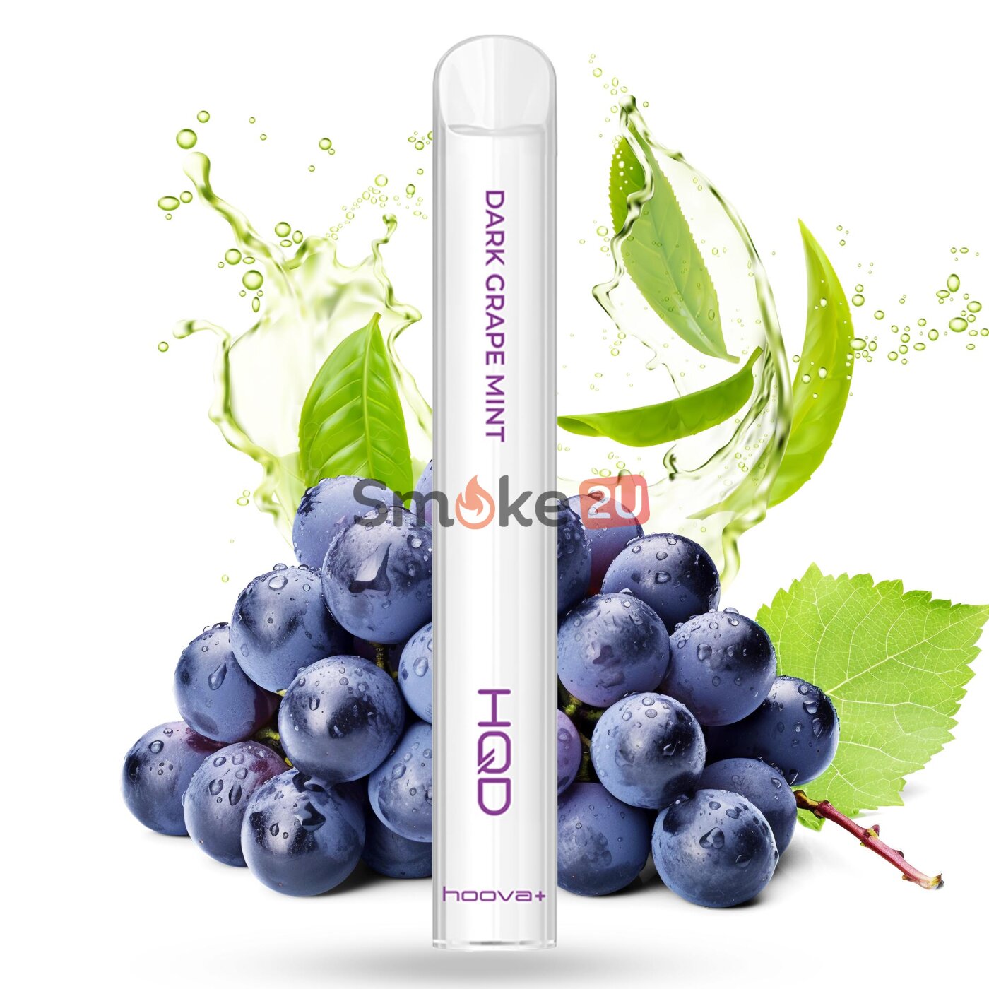 HQD HOOVA+ E-Zigarette / E-Shisha mit Nikotin | Dark Grape Mint, 3,99