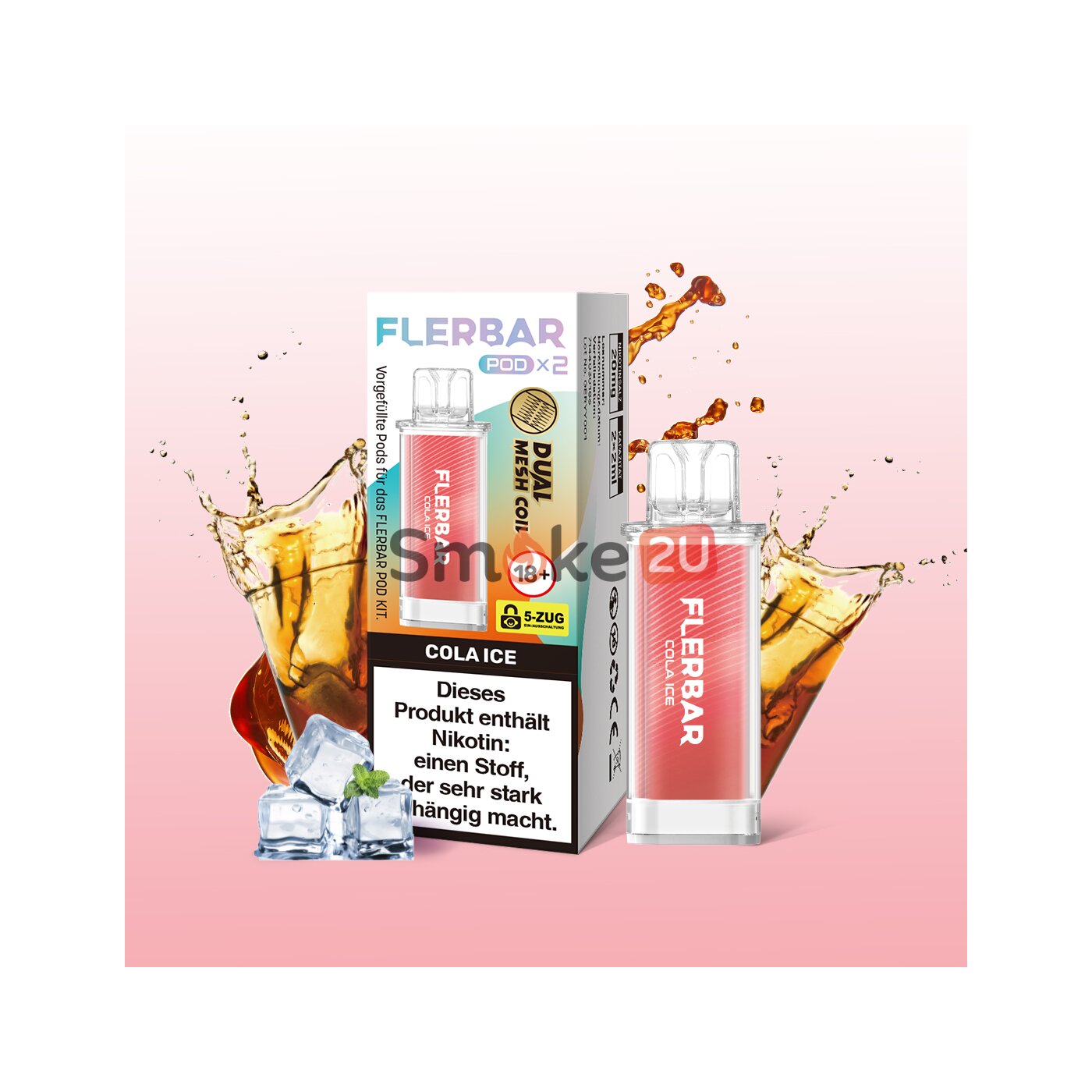 Flerbar Pod (2er Pack) Cola Ice | Podsystem, 6,90