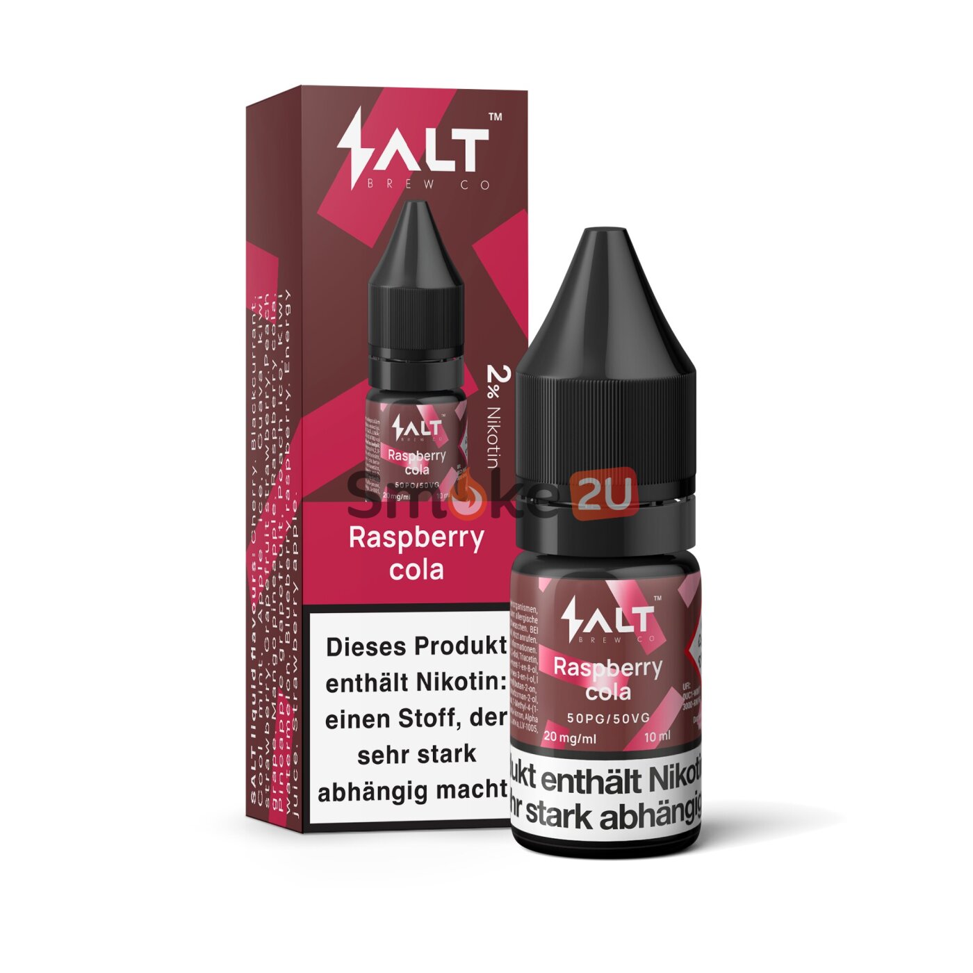 Salt Liquid 10ml - Raspberry Cola 20mg | Smoke2u, 8,90